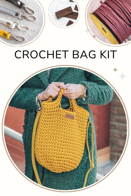 Crochet DIY kit "Ally bag" | MonoMey Studio | Shipping worldwide