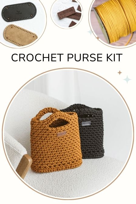 Crochet purse kit "Cute purse" – MonoMey Studio