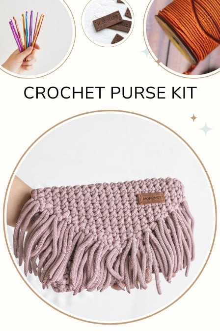 Crochet purse kit "Summer vibes" – MonoMey Studio